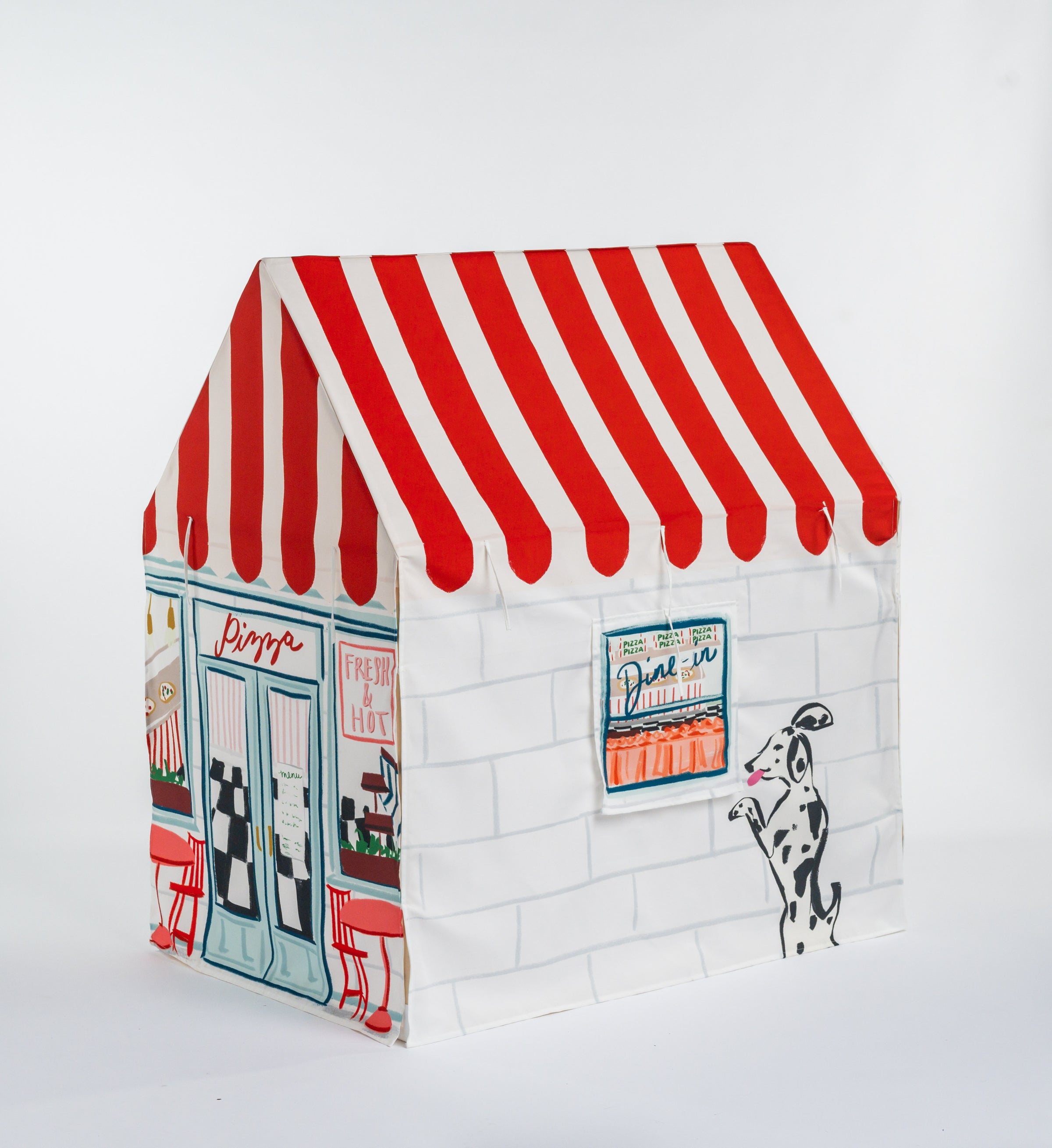 Flippi Kids Pizza Shop | Restaurant 4 in 1 Playhouse Tent (Includes ...