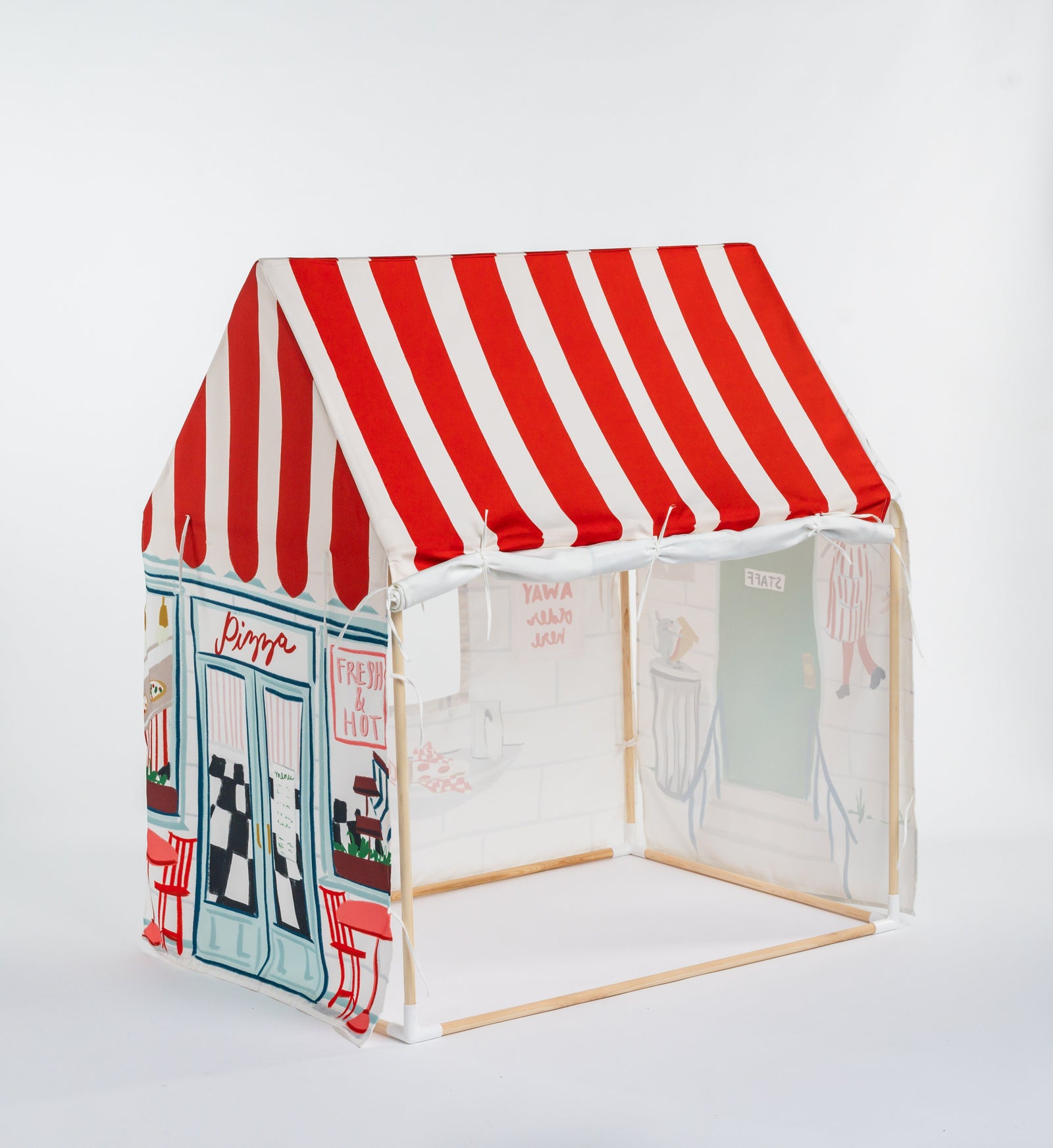 Flippi Kids Pizza Shop | Restaurant 4 in 1 Playhouse Tent (Includes ...